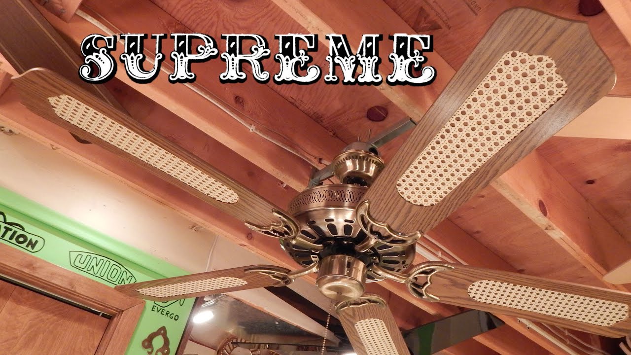 Supreme Mark IV Ceiling Fan - YouTube