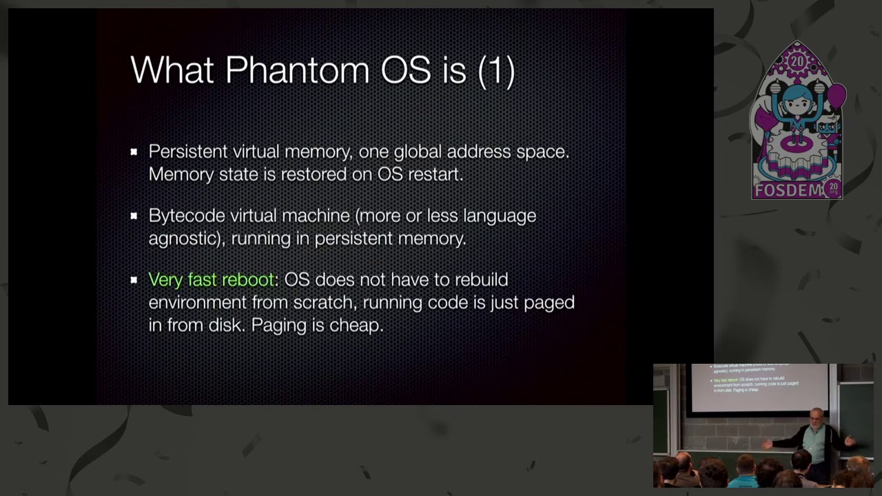 Phantom OS Orthogonal Persistence-based OS Intro and Design Concepts ...