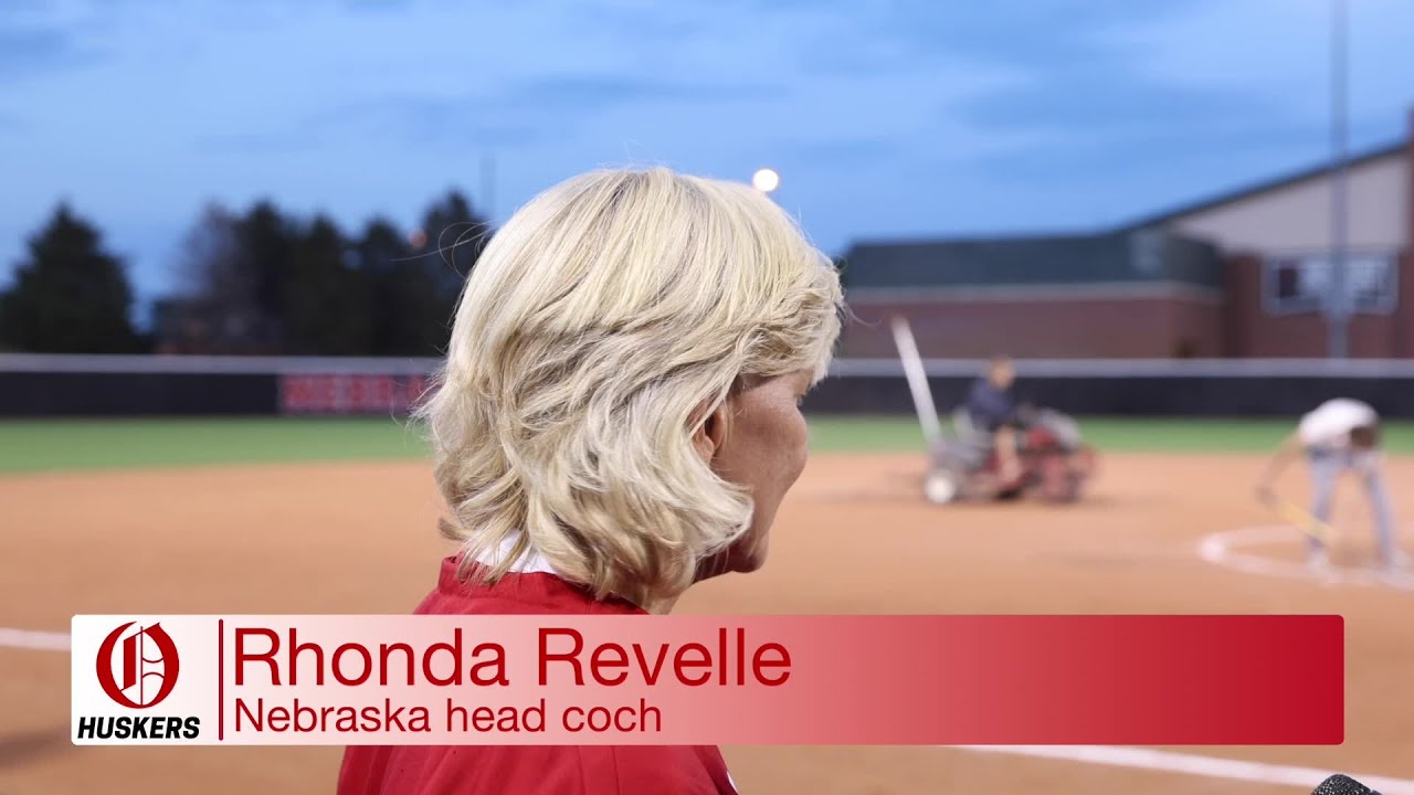 Nebraska's Rhonda Revelle after first fall scrimmage, Sept. 14, 2023 ...