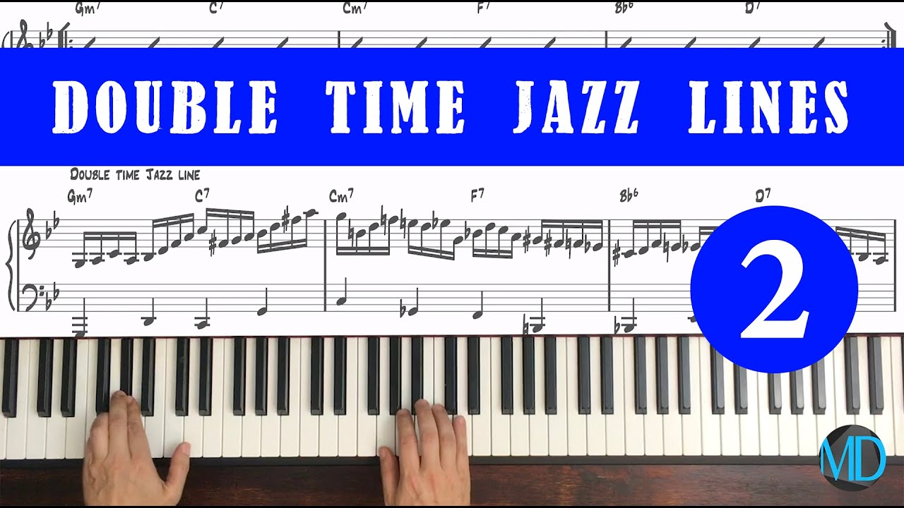 Double Time Jazz Lines #1 Part 2 - mDecks Music - YouTube