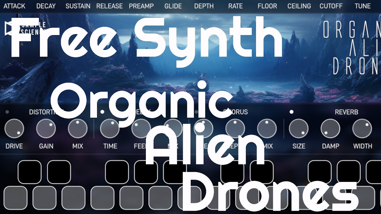 Free Synth - Organic Alien Drones (No Talking) - YouTube