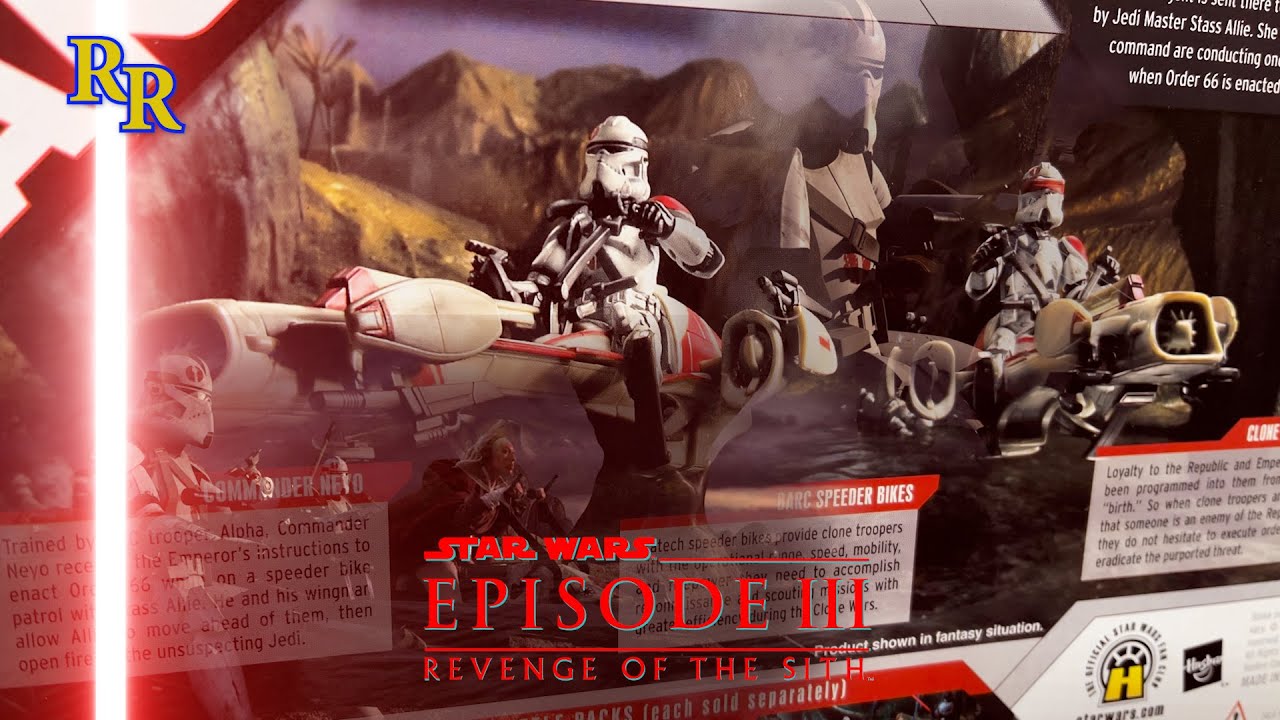 Star Wars Barc Speeder Bikes - Episode III Revenge Of The Sith - 30th ...