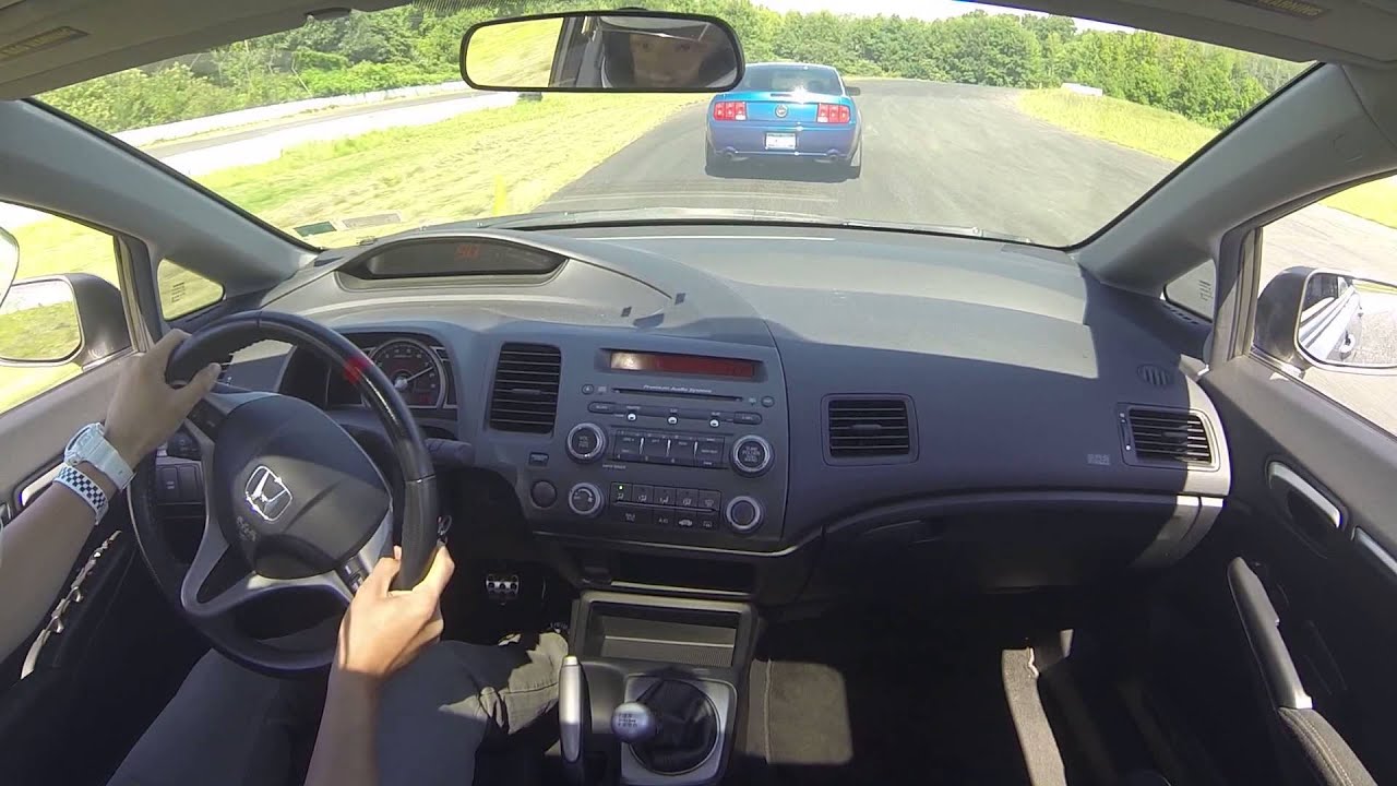 08 Civic Si - Englishtown Road Course Open Track - YouTube