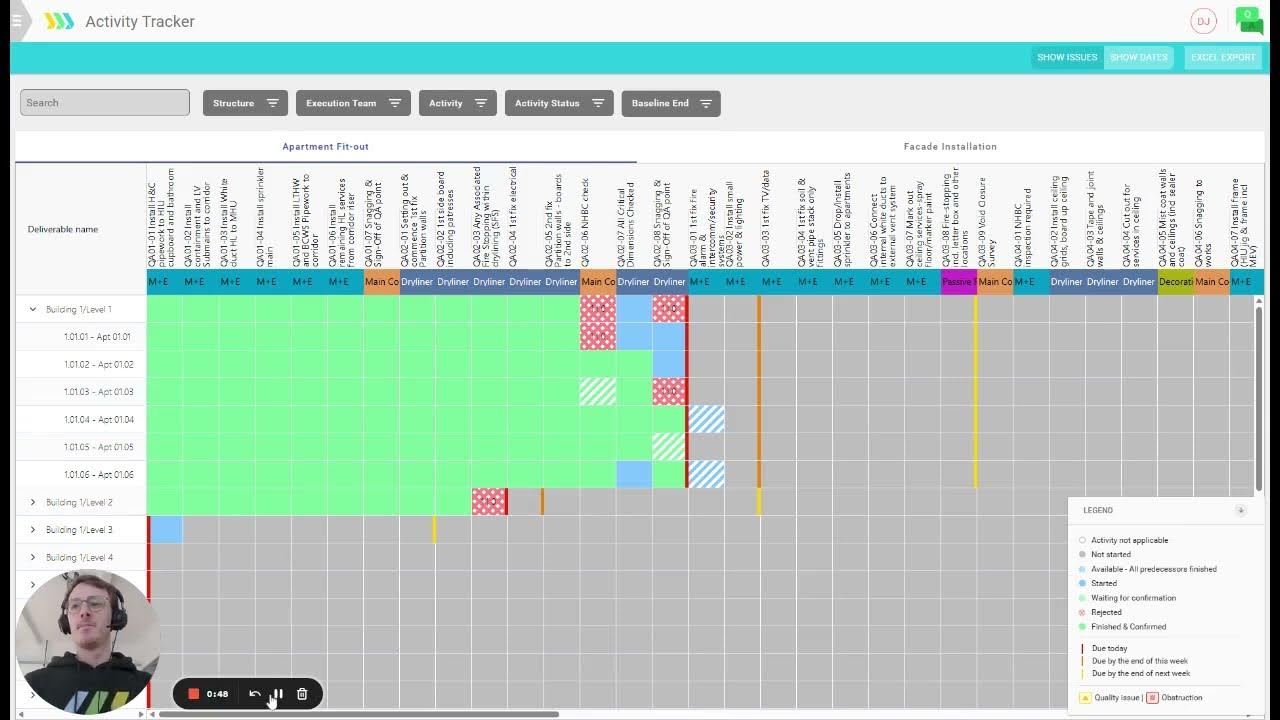 Sablono Activity Tracker - Construction Progress Tracking Software ...