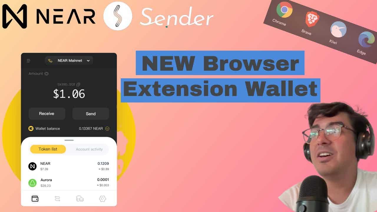 NEW - Introducing Sender: NEAR Native Browser Extension Wallet - YouTube