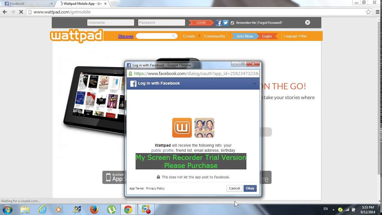 Wattpad Login