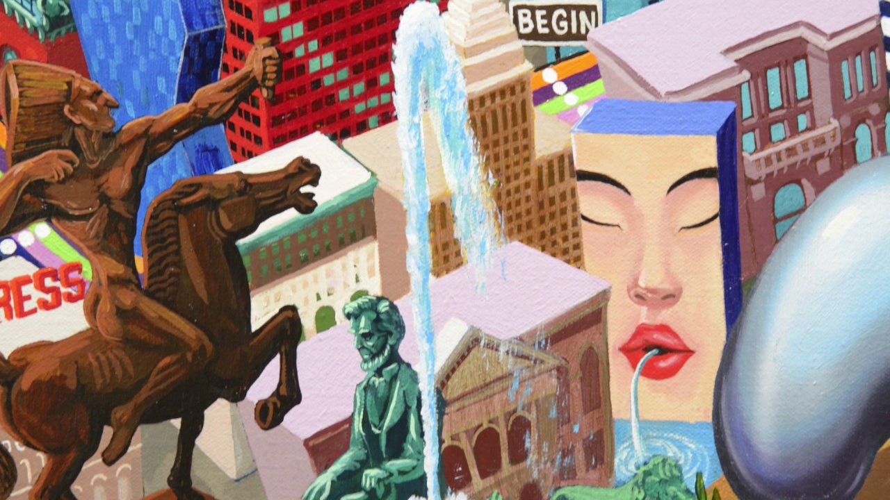 Painting Chicago - Vuk Vuckovic - 2017. - YouTube