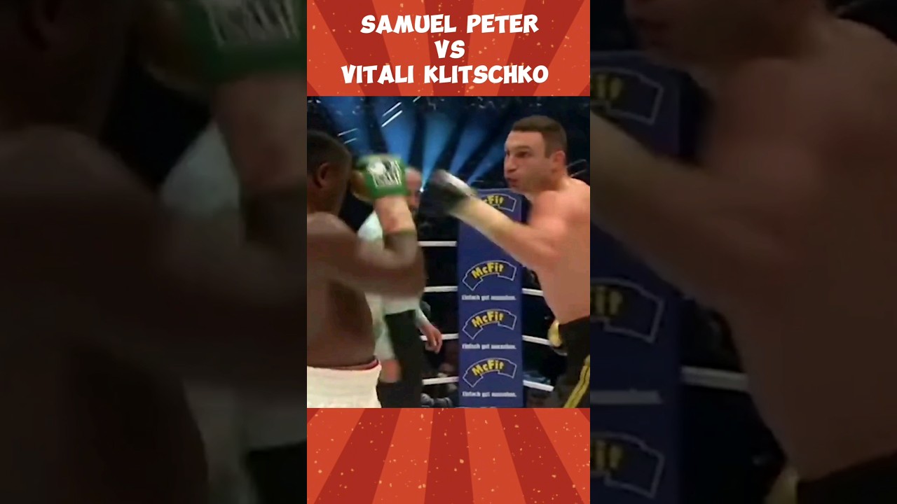 Vitali Klitschko Vs Samuel Peter 2008 #boxing #heavyweightboxer - YouTube