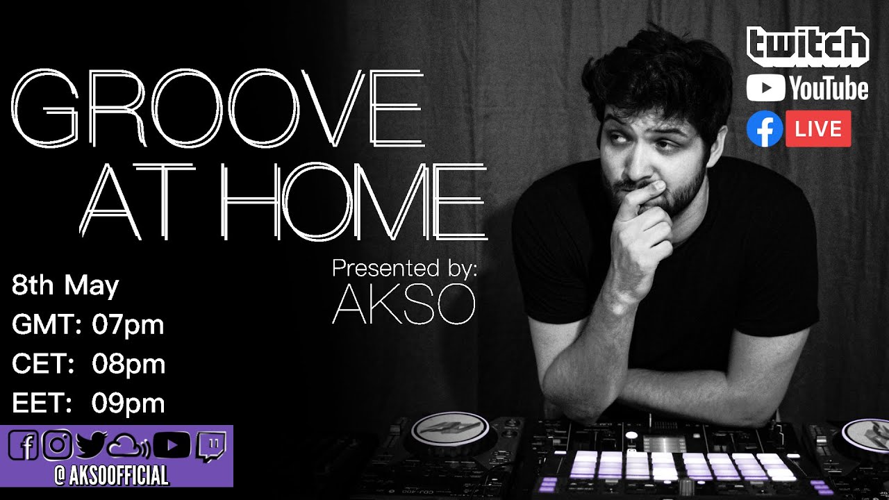 🔴 Live DJ Mix: Groove at Home - 08.05.20 - YouTube