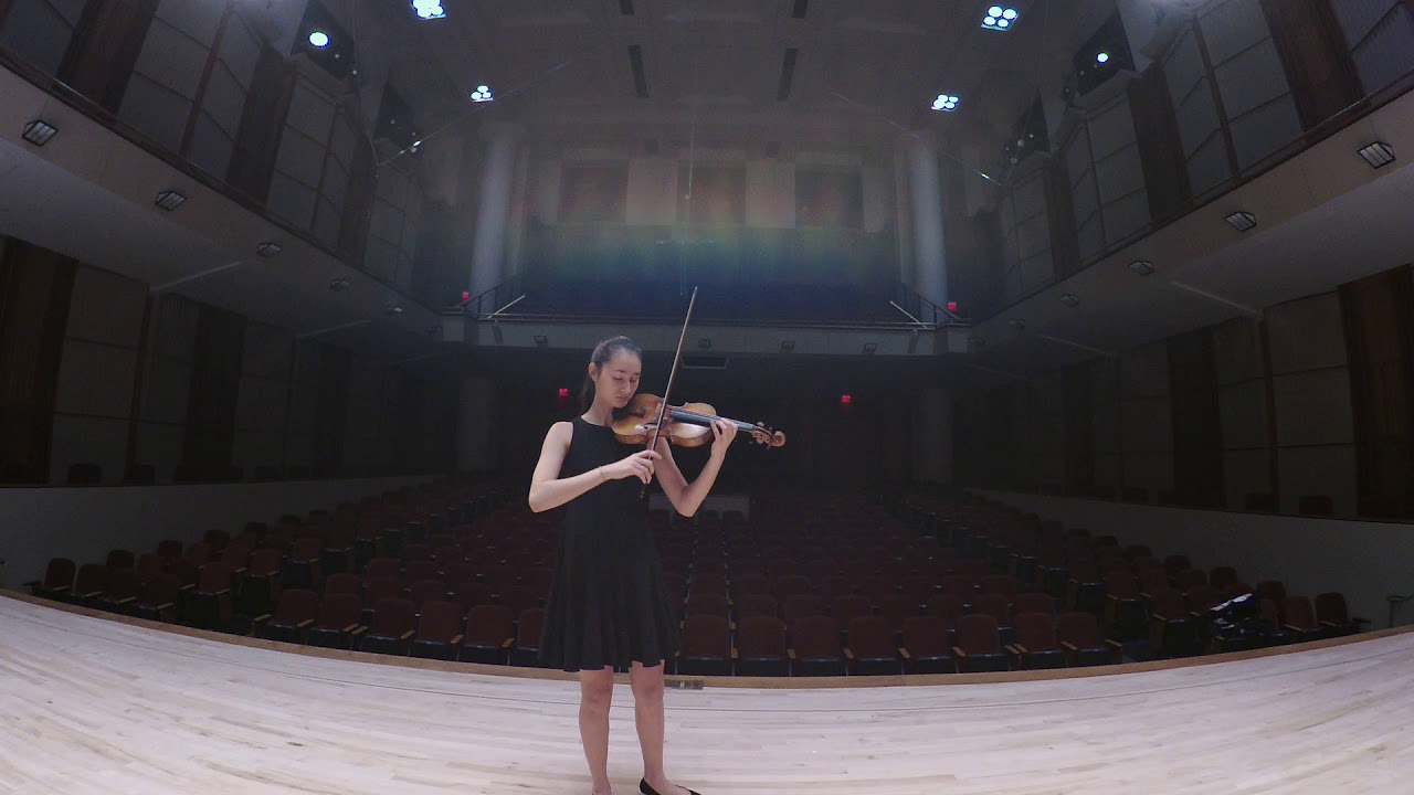 Maya Kilburn, violin, National Anthem - YouTube