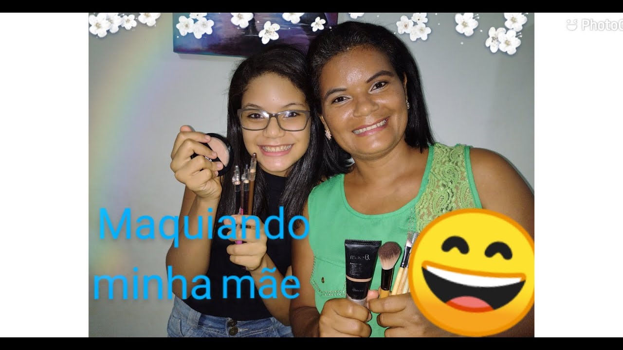 Maquiando A Minha Mãe 😃 Super Legal E Divertido IrmÃs Criativas Youtube