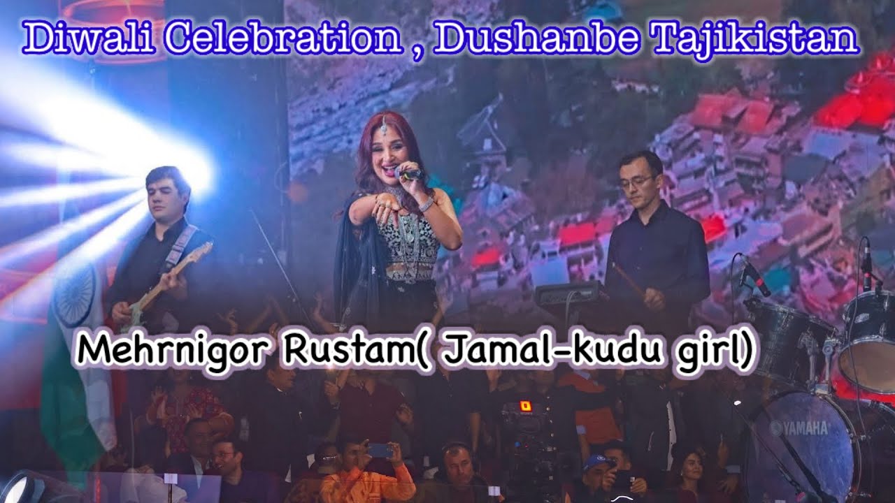 Mehrnigor Rustam performed in Diwali celebration in Dushanbe Tajikistan ...