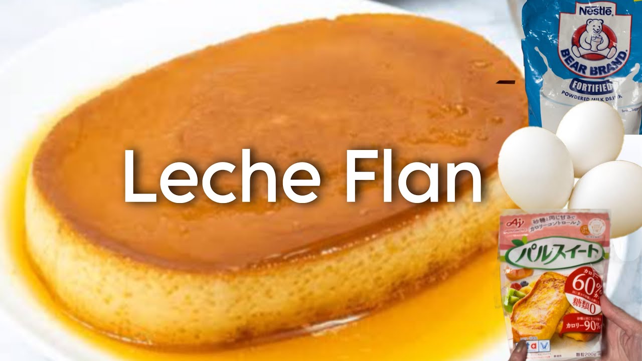 Leche Flan using Bear Brand Powder Milk ala Gie JapanTv - YouTube
