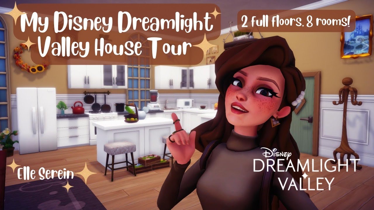 My House Tour 🏡 (8 completed room designs) in Disney Dreamlight Valley ...