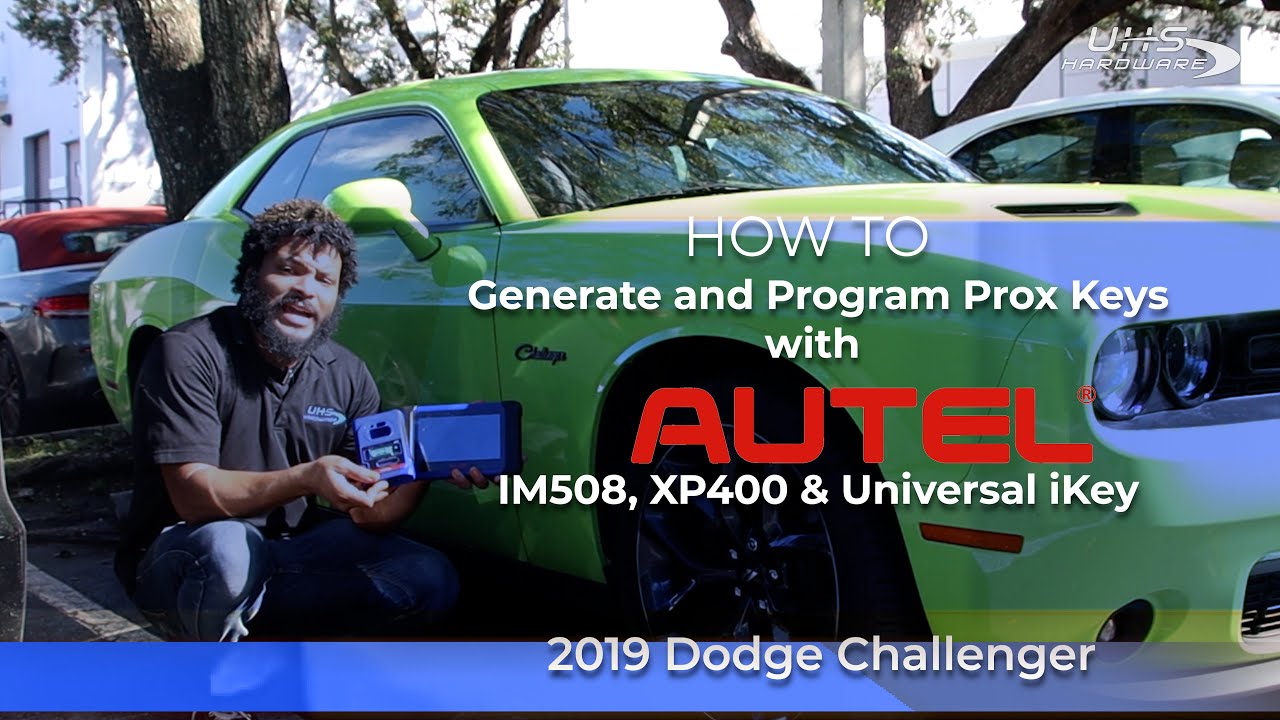 How to Generate & Program Autel iKey 2019 Dodge Challenger Using Star ...
