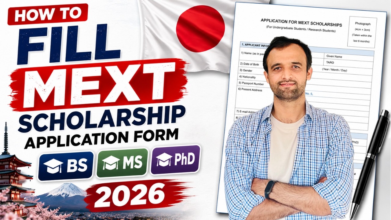 MEXT Scholarship 2027: How to Fill Application Form | Bachelor, Master ...