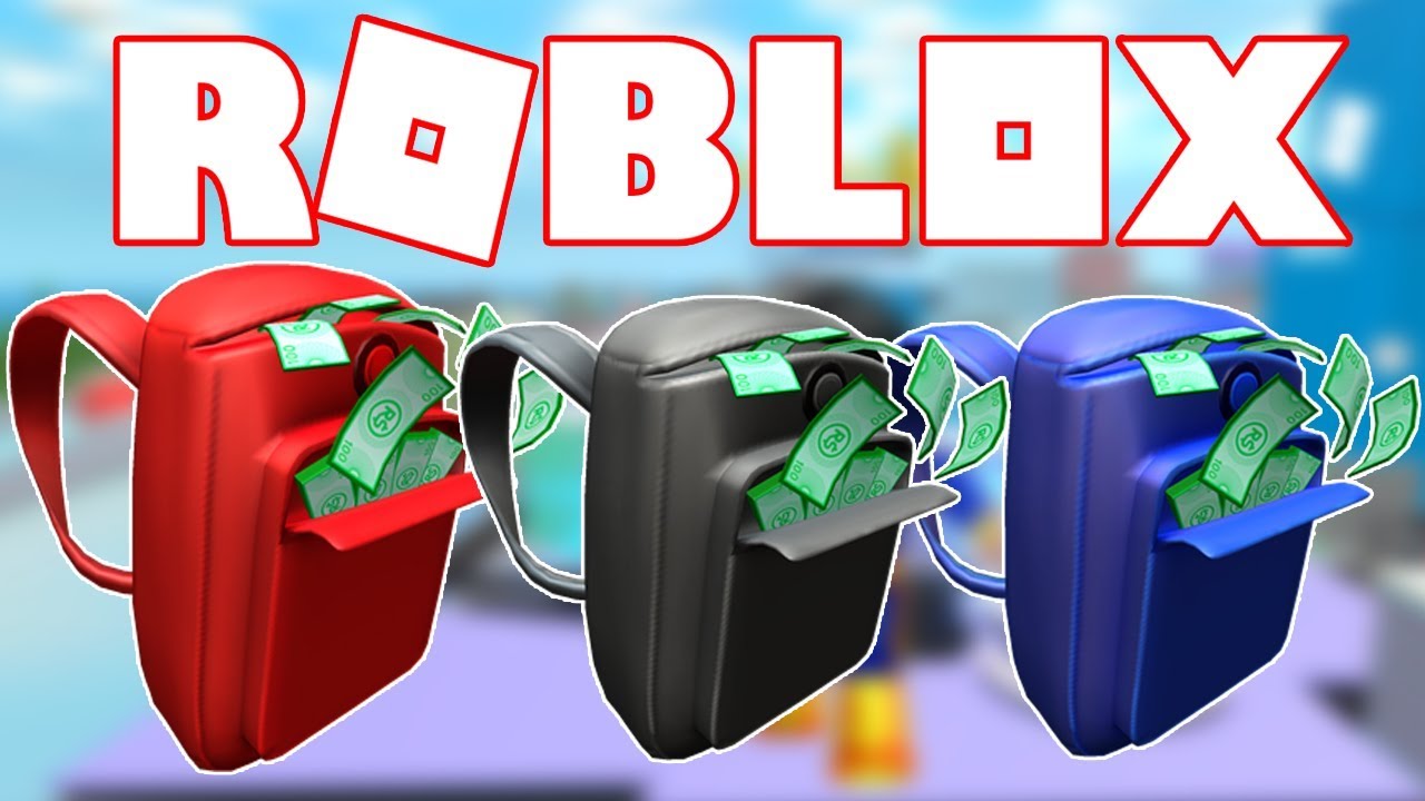 COMO CONSEGUIR A MOCHILA COM ROBUX NO ROBLOX - YouTube