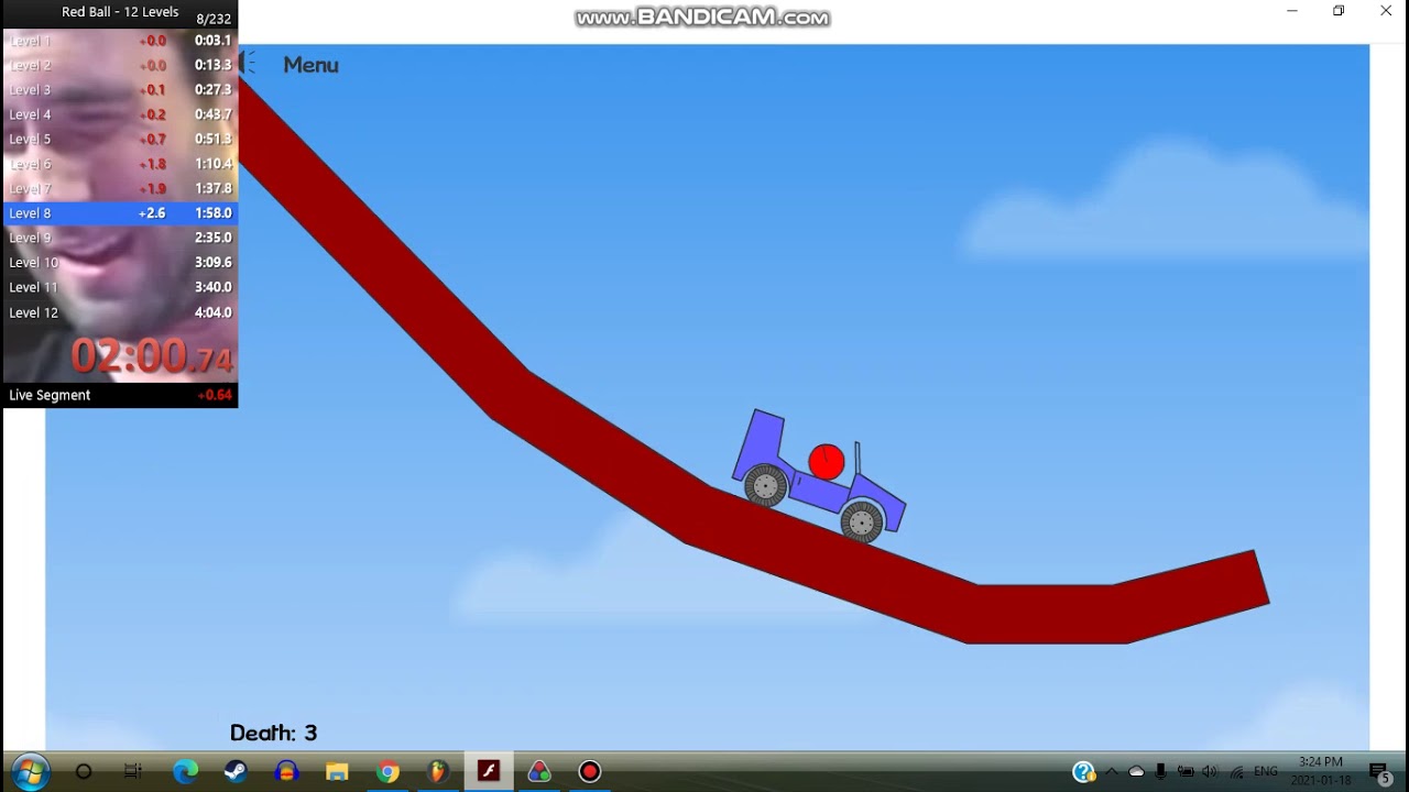 Red Ball Speedrun - 3:55.81 - YouTube