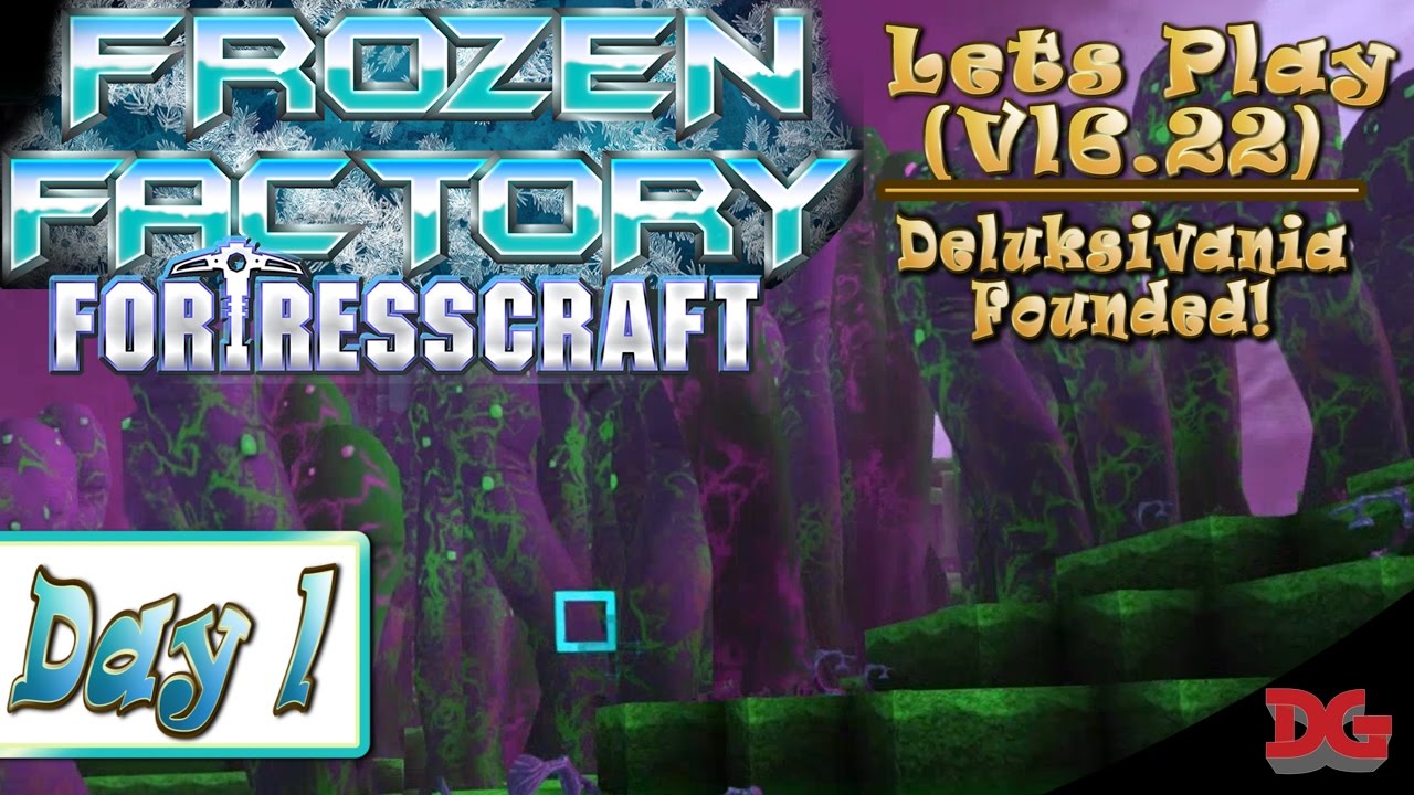 FortressCraft - Frozen Factory! Let's Play Episode 1 Deluksivania ...