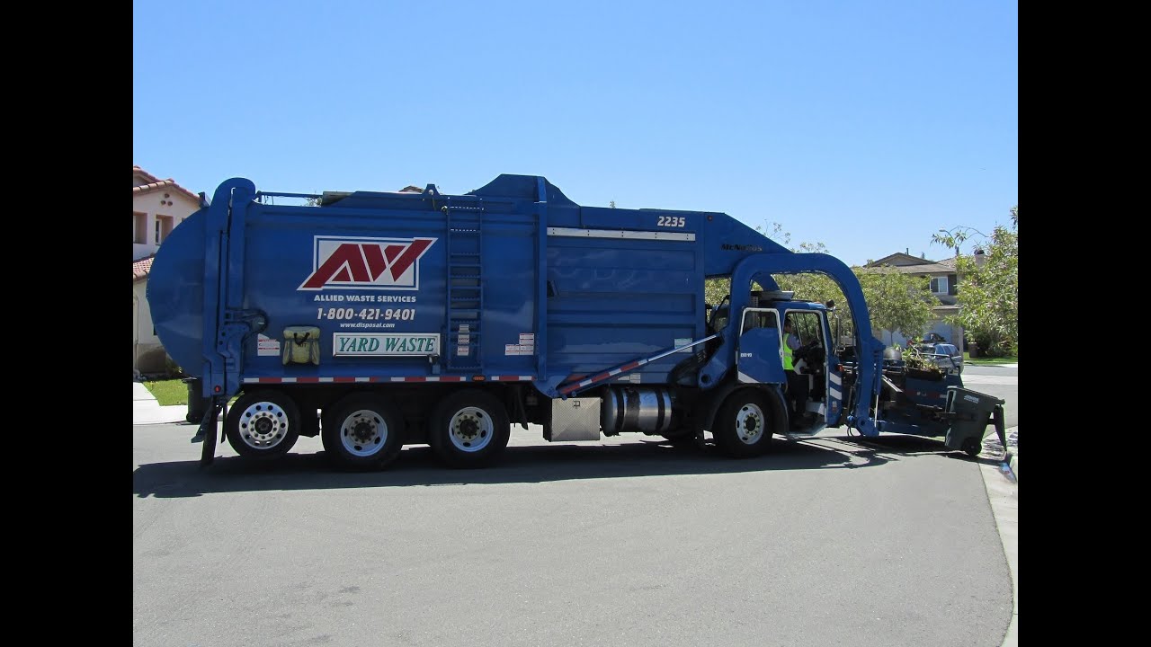 Allied Waste Yard Waste "The Way it's Really Done!!!" - YouTube