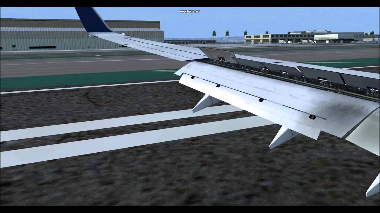 KSAN Photo Real FSX Scenery RWY 27 Landing - YouTube