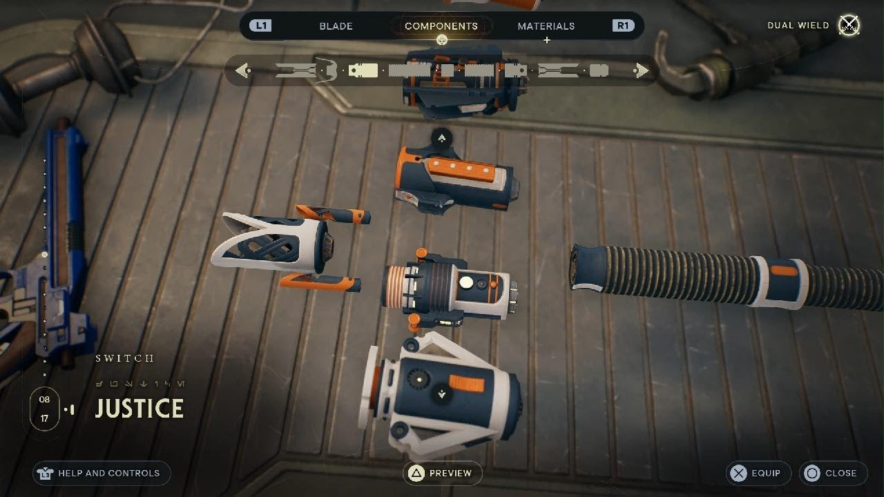 STAR WARS Jedi: Survivor building new hunter lightsaber all stances # ...