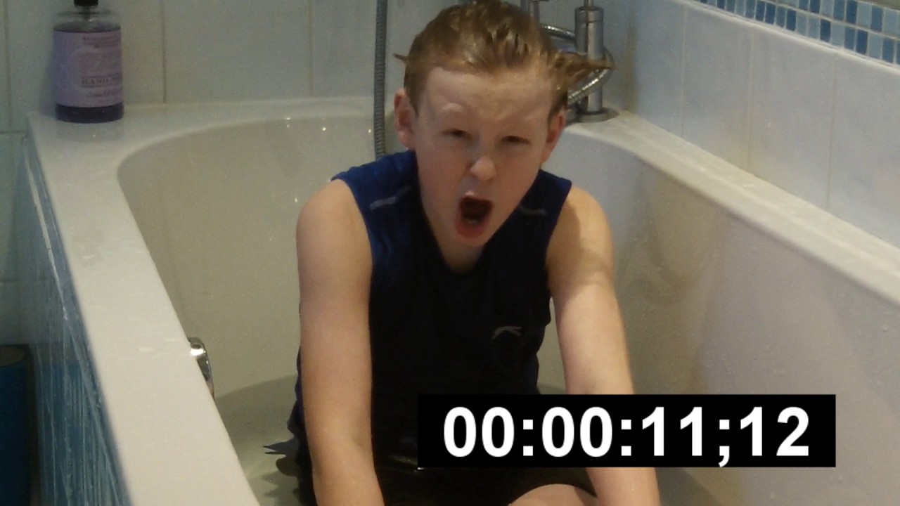 ICE BATH CHALLENGE WITH A TWIST!! | *CRAZY* - YouTube