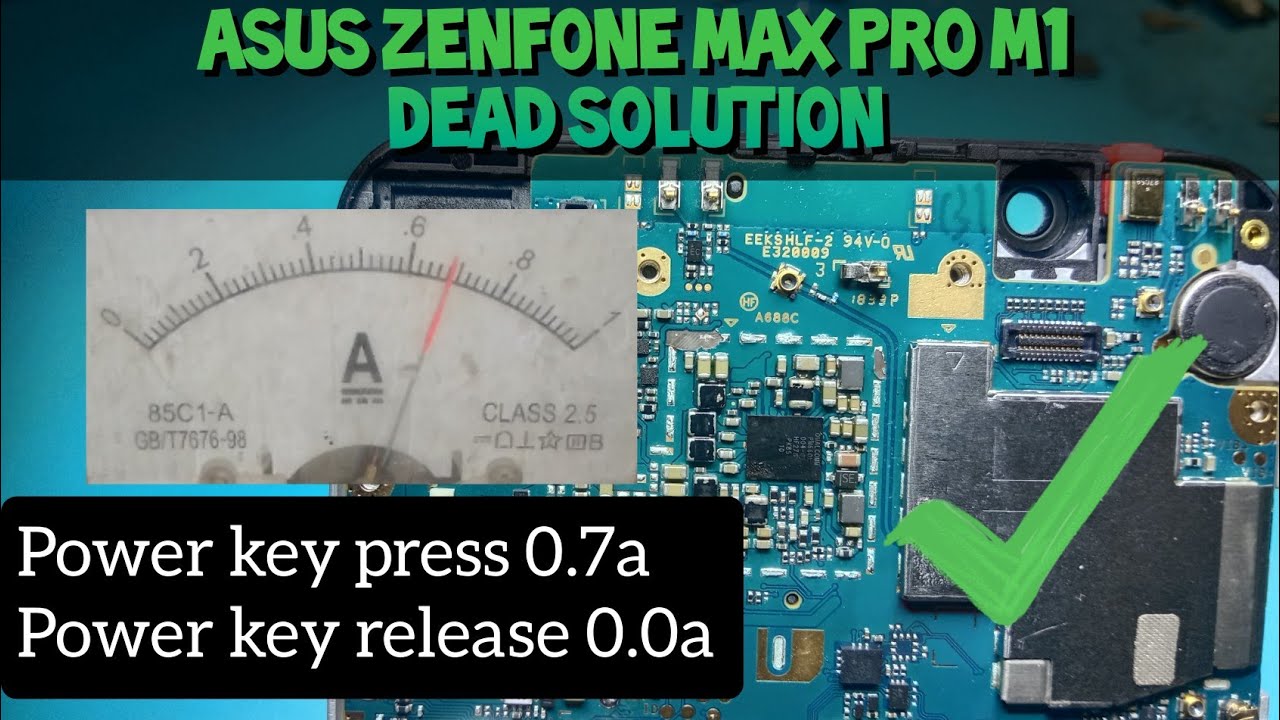 Asus Zenfone Max Pro M1 Dead Solution | Shorted IC - YouTube