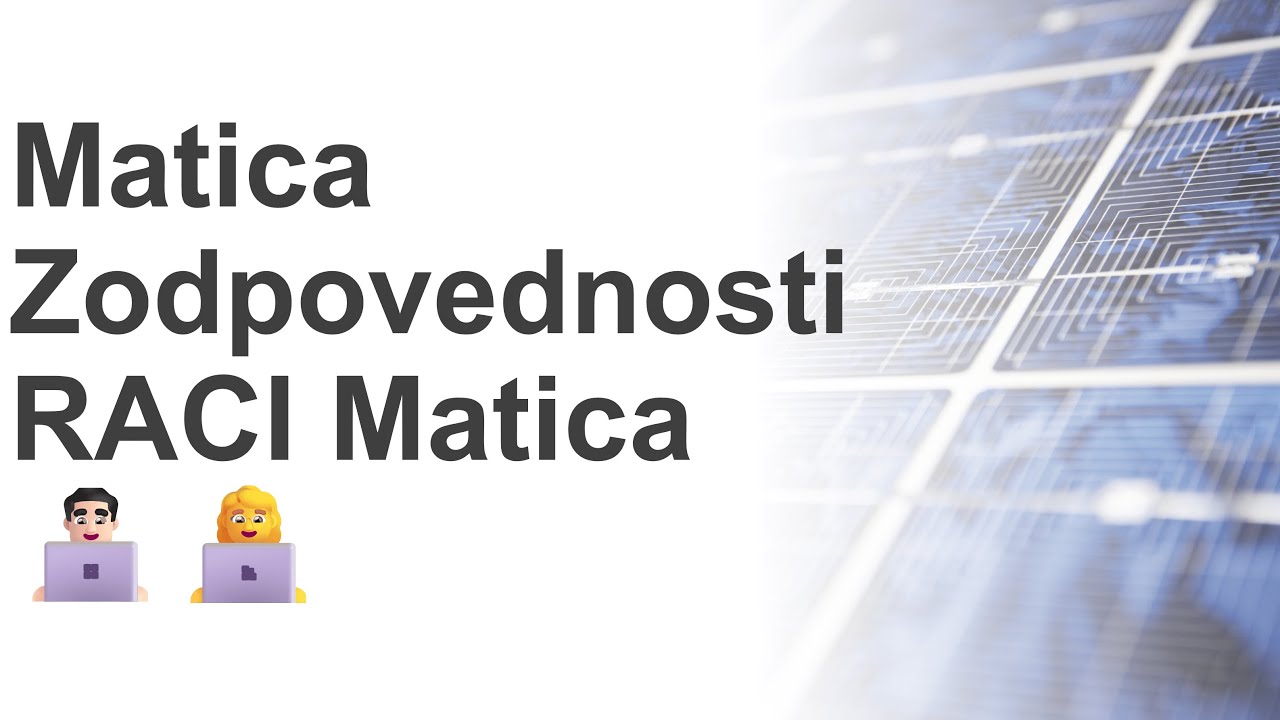 Online Kurz Digitálny Marketing - Čo je to RACI Matica (Responsibility ...