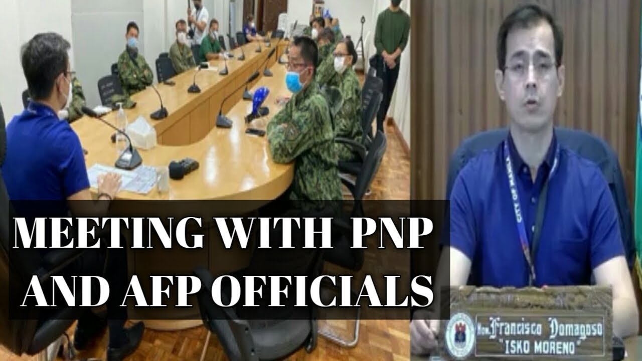 Meeting with PNP and AFP officials - YouTube
