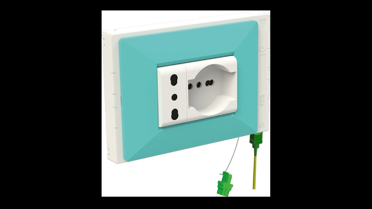 How to have an FTTH outlet on any existing wall box at home! - YouTube