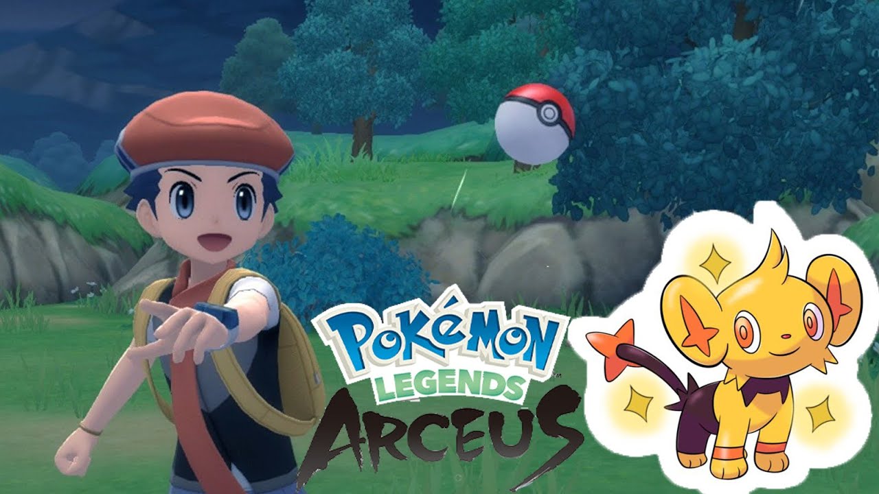MOMENT CATCH POKEMON SHINY SHINX | POKEMON LEGENDS ARCEUS - YouTube