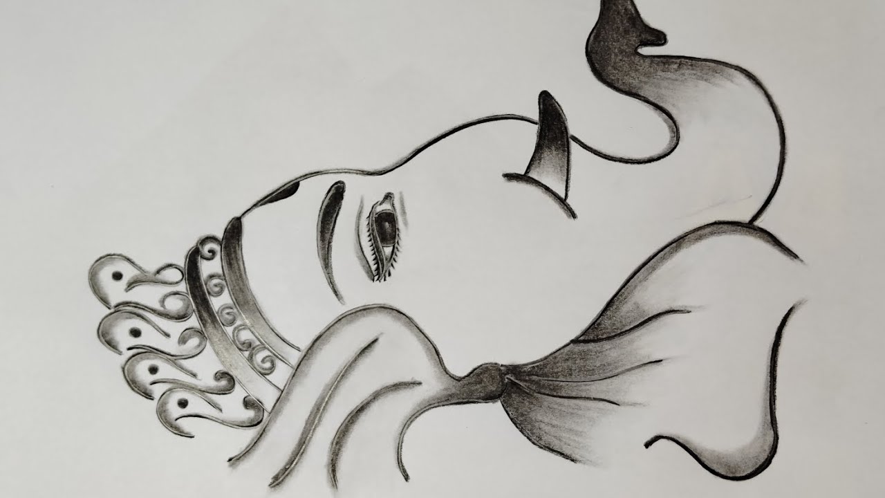 how to draw a Ganesh ji drawing sahding with pencil step by step pencil ...