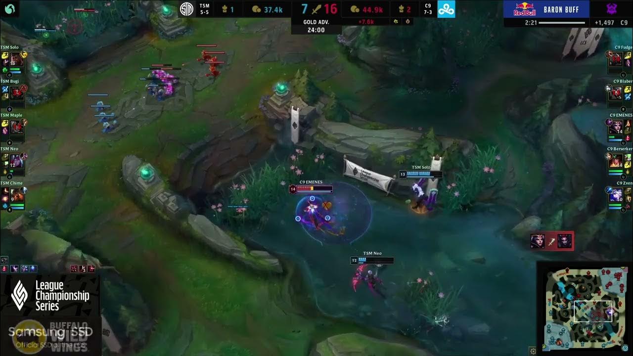 C9 EMENES' LEBLANC DANCING ON TSM - C9 VS TSM | #lcs - YouTube