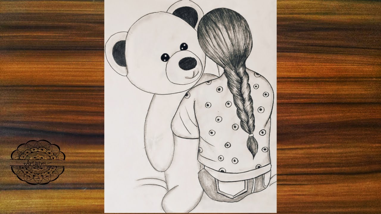 Sad Teddy Bear Sketch