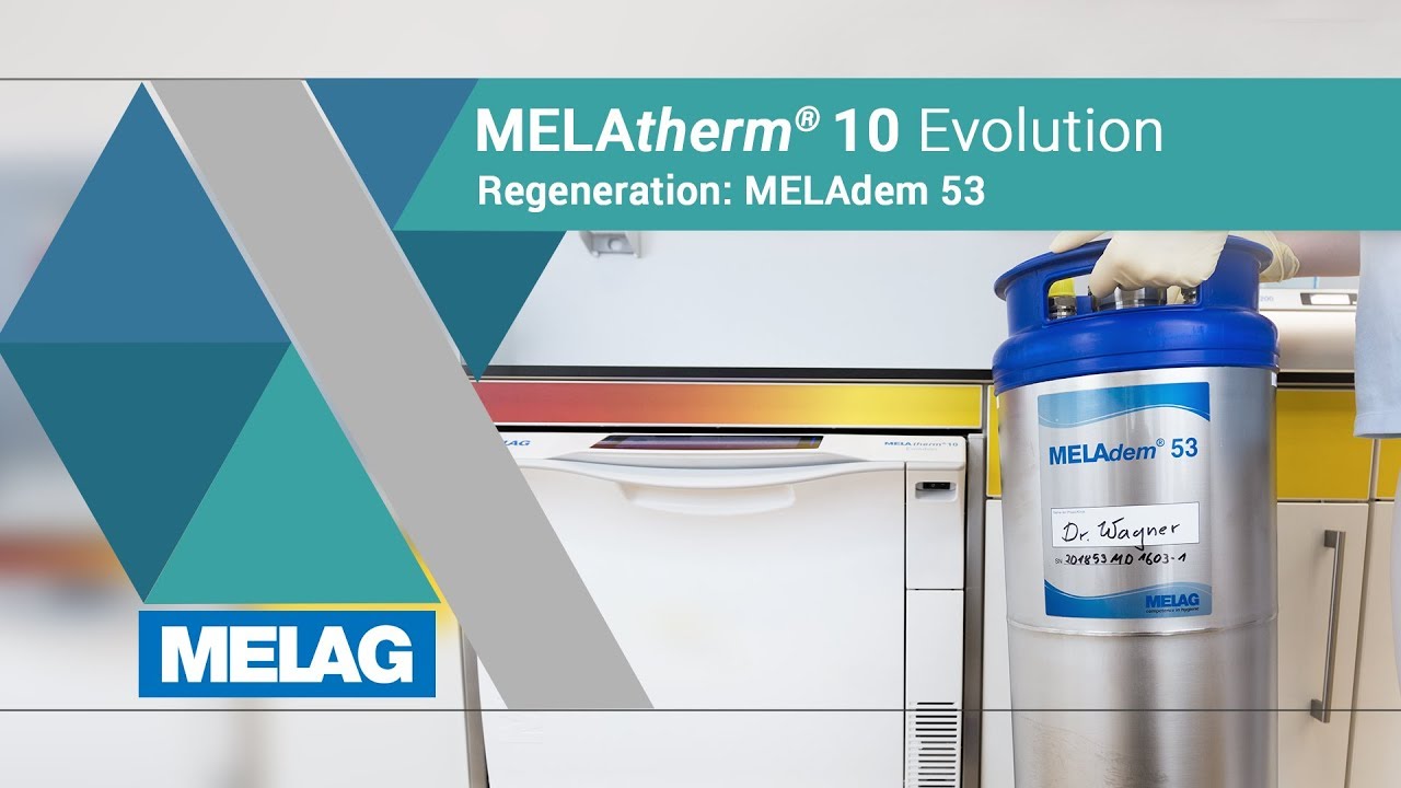 Regenerating the Water Treatment Unit MELAdem 53 | MELAG MELAtherm 10 ...