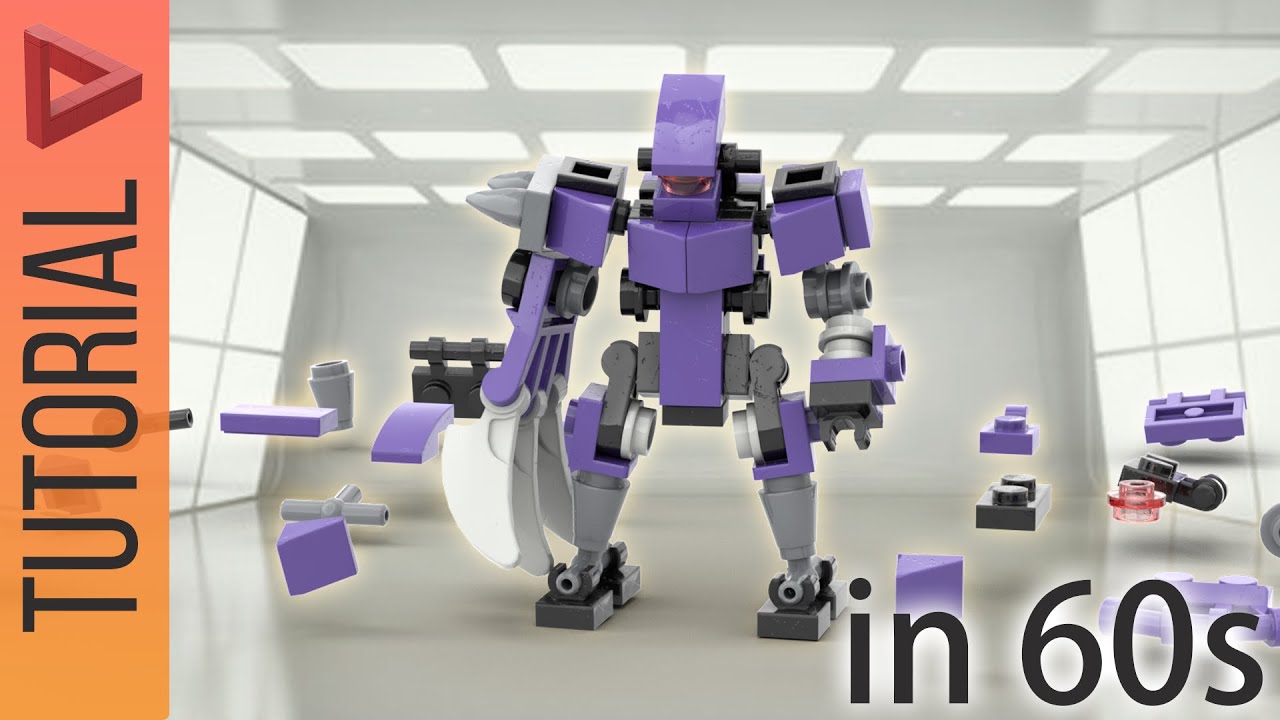 LEGO Mech : Violet Claw Mech Building Tutorial Animation🤖#legomoc # ...