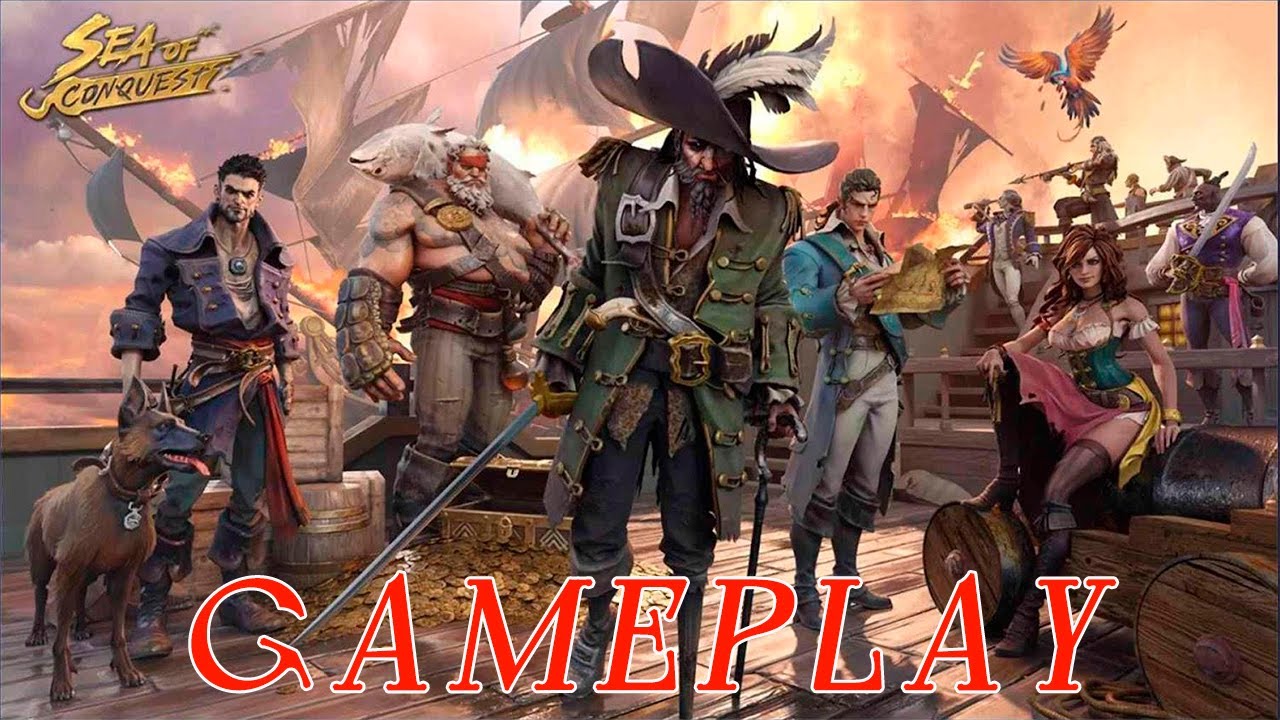 Sea of Conquest: Pirate War. Gameplay. Геймплей. - YouTube