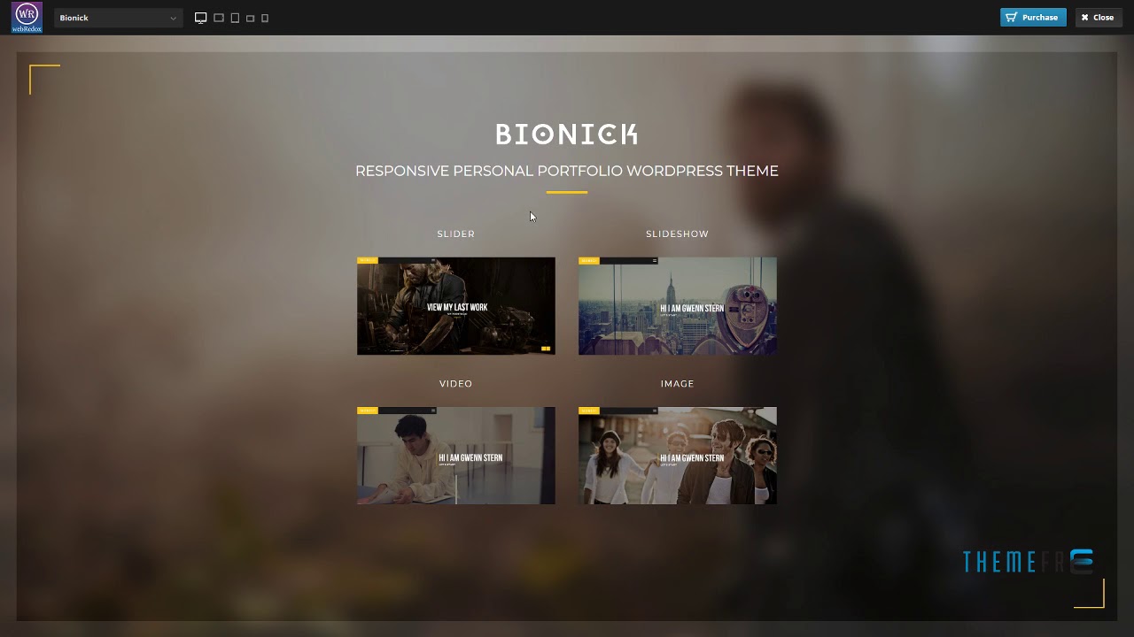 Bionick Personal Portfolio WordPress Theme Alpha Lucan - YouTube