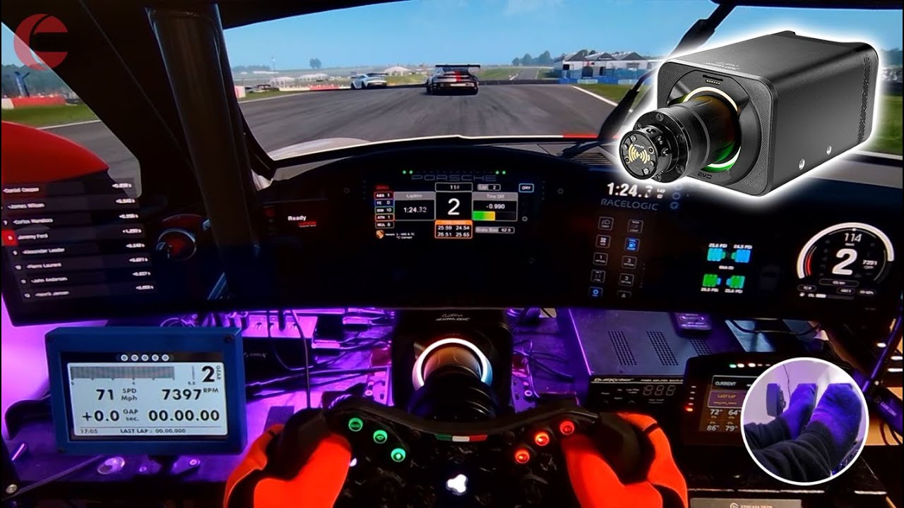 SIMAGIC Alpha EVO PRO in Assetto Corsa EVO [POV RACING] - YouTube