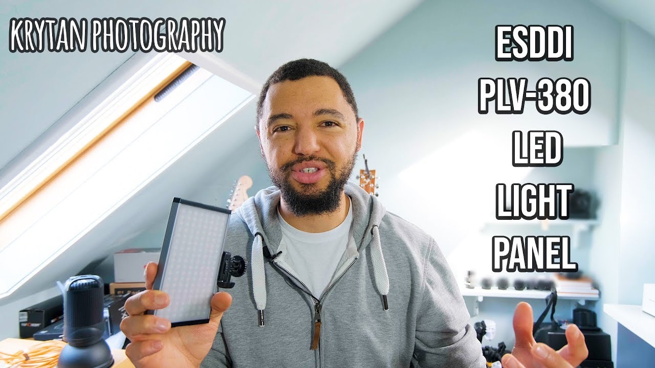 ESDDI PLV-380 Bi Colour LED Light - YouTube