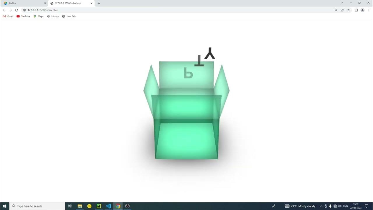 3D BOX ANIMATION | ONLY HTML & CSS | EMPTY BOX ANIMATION - YouTube