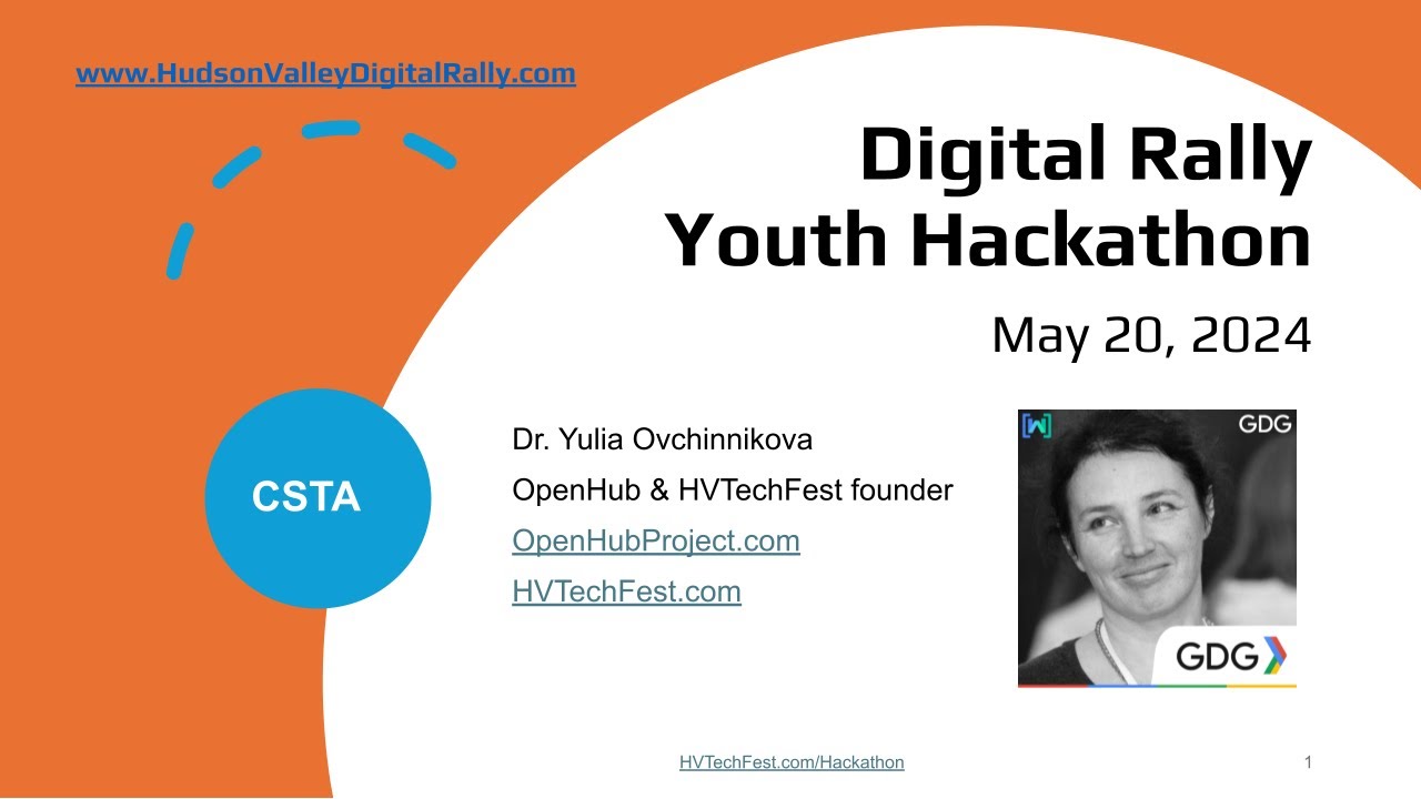 Digital Rally Youth Hackathon - part 2: Teams Presentations - YouTube