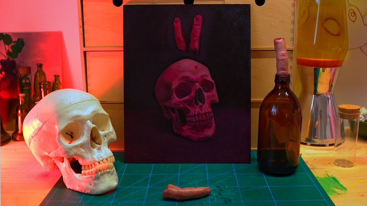 I Made a Finger and Put It In a Still Life Painting (Halloween Special ...