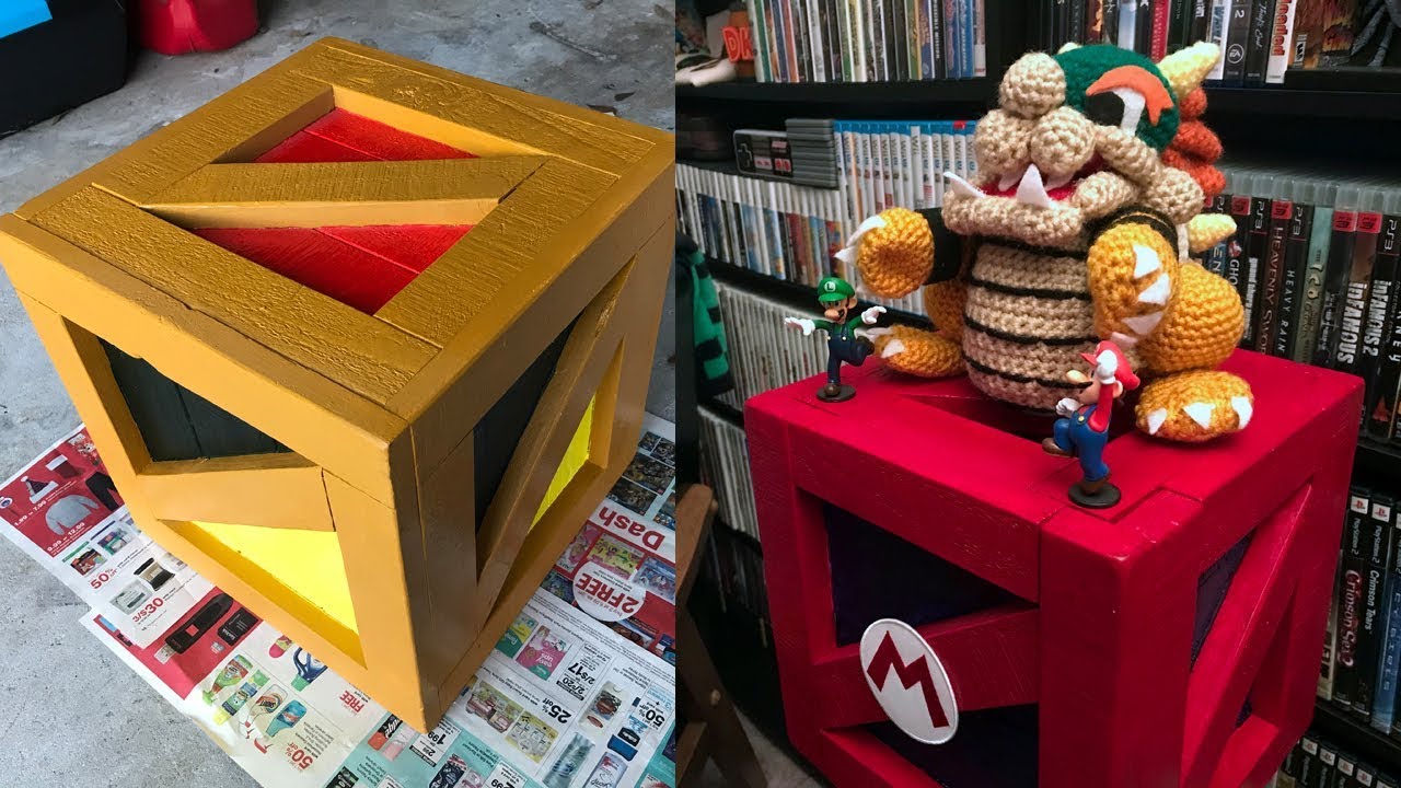 Custom Super Mario Crates - YouTube