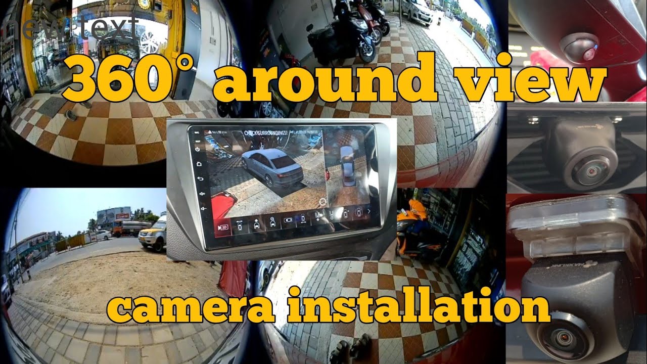 360° Around view camera installation video malayalam ...