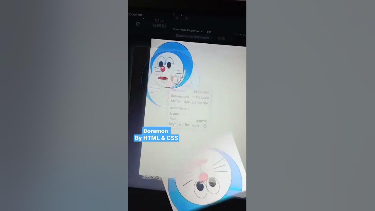 Doraemon Using Html And Cssshorts Doraemon Youtube
