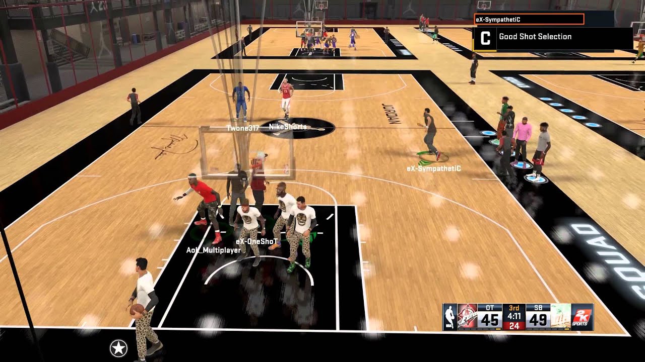 NBA 2k15 rec center gameplay With Youngamersymp - YouTube