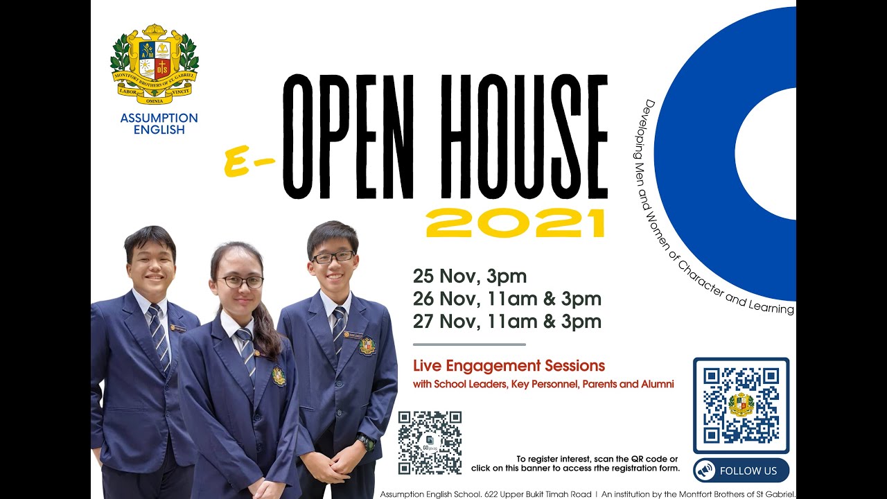 Assumption English School Virtual Open House (25 November 2021) - YouTube