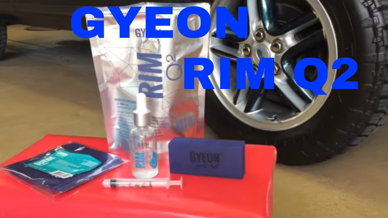 Preporation and application of Quartz Based rim coating!! (GYEON RIM Q ...